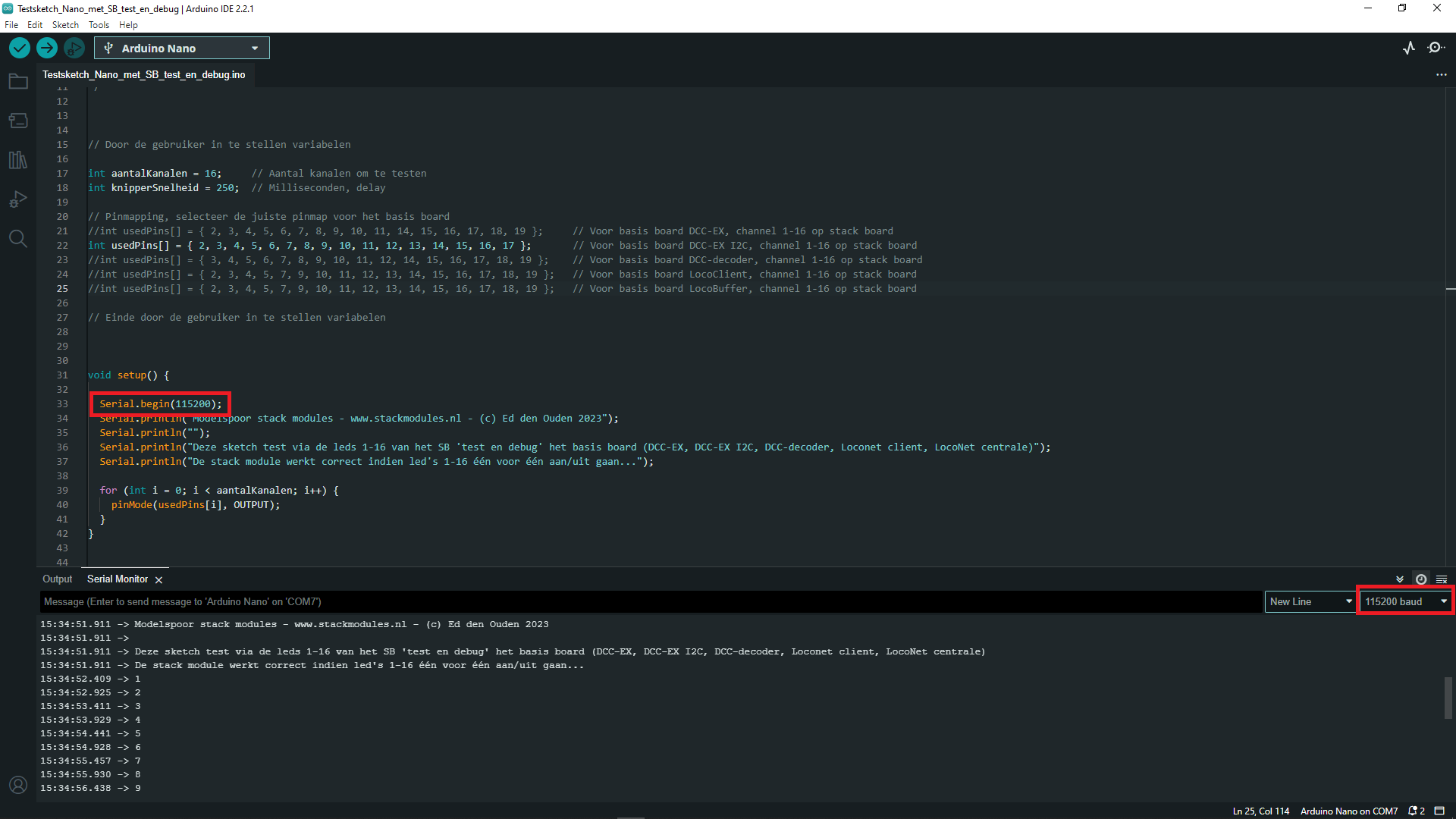 Bouwinstructies stack module DCC-decoder
